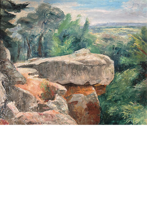 Les Rochers de Fontainebleau par Charles Picart Le Doux · Centre ...